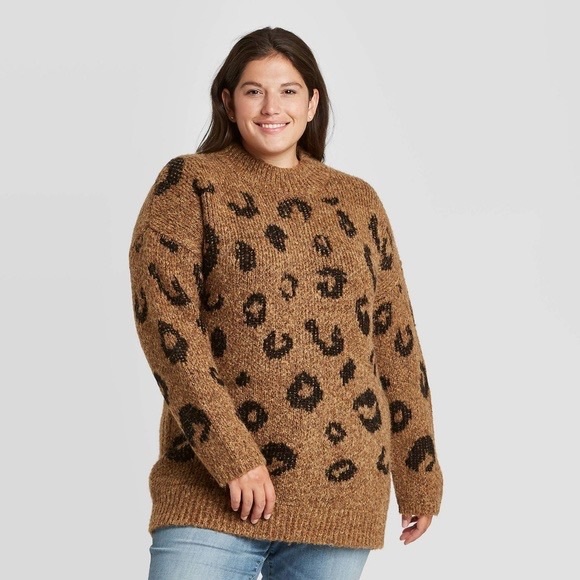 Universal Thread | Sweaters | Universal Thread Cheetah Chunky Knit ...